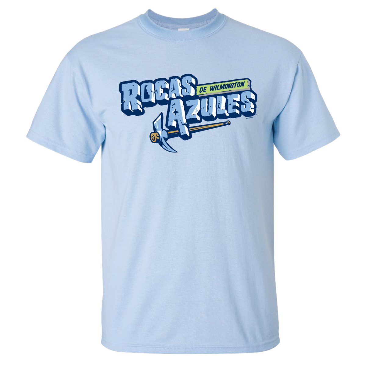 Adult Lt. Blue Rocas Azules – Wilmington Blue Rocks